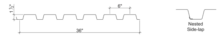 1.5″ Type B Roof Deck | Steel Roof Decking – Midway Roll Forming